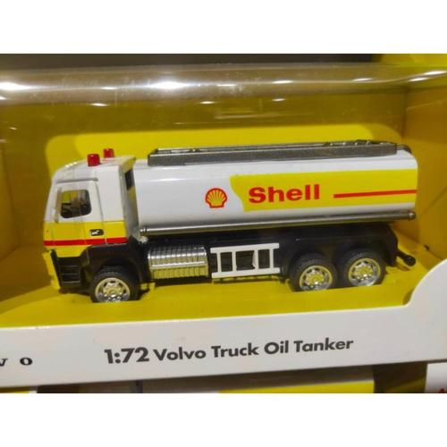 Jual Diecast 1/72 Truk Volvo Truck Oil Tanker Shell Light & Sound ...