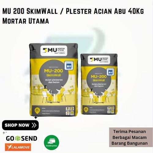Jual MU 200 SkimWall / Plester Acian Abu 40Kg Mortar Utama - Jakarta ...