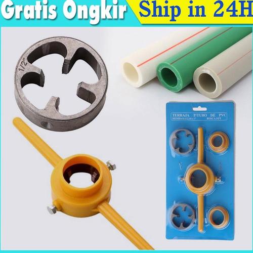 Jual 6 Buah alat senai pipa PVC Pipe Threader thread maker Mata Snai 1/ ...