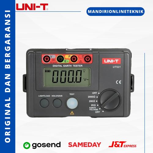 Jual Uni-T UT521 Digital Earth Ground Resistance Voltage Meter ...
