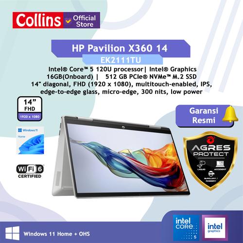 Promo HP Pavilion X360 14-EK2111TU/14-EK2222TU/14-EK2333TU Core 5-120U ...