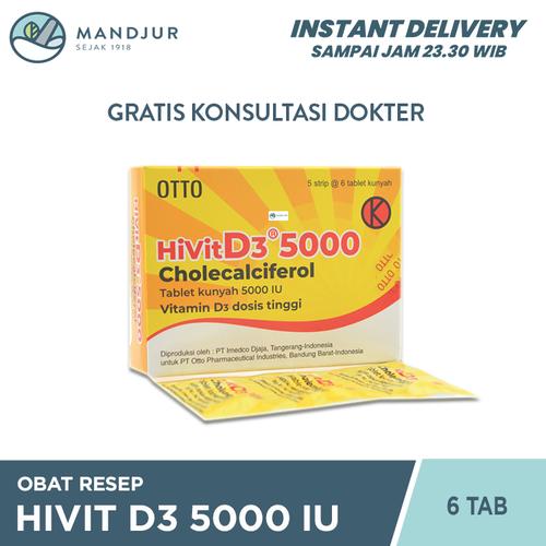 Jual HiVit D3 5000 IU 6 Tablet / Vitamin D - Jakarta Pusat ...