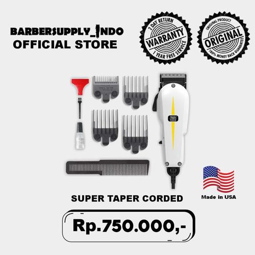 Jual Wahl Super Taper Kabel Komplit ORIGINAL USA Alat Cukur Garansi Resmi - ONLY MESIN USA ...