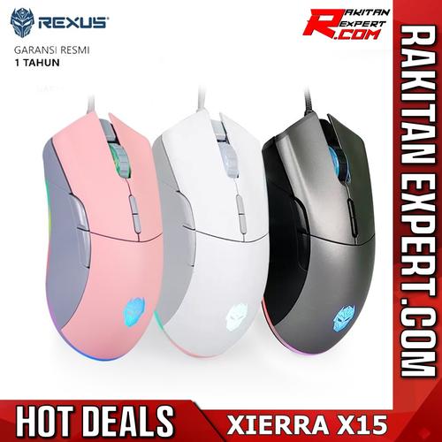 Jual Rexus Xierra X15 RGB Gaming Mouse - Putih - Jakarta Pusat ...