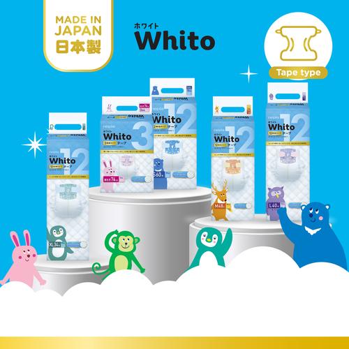 Promo Nepia Whito Diapers Tape - Popok Perekat Bayi NB74 / S60 / M48 / L40 / XL34 Single Pack ...