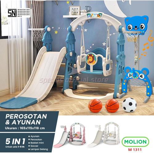 Promo MOLION SNI Prosotan Mainan Ayunan Anak 5in1 Seluncuran Perosotan ...
