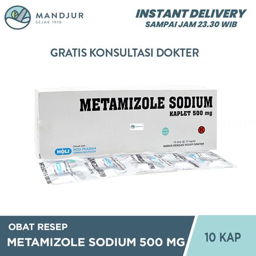Jual Metamizole 500 Mg Strip 10 Kaplet / Pereda Nyeri / Sakit Kepala ...