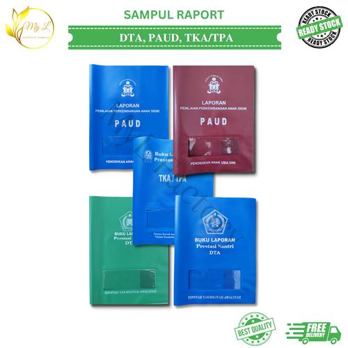 Jual Sampul Raport DTA, PAUD, TKA TPA Ukuran A5 Cover Bahan NAVA Tebal - TKA/TPA, Biru - Kab ...