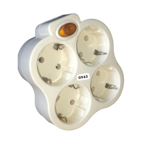 Jual G942 STOP KONTAK 4IN1 STEKER MULTI 4 LUBANG DAN SWITCH ON OFF ...