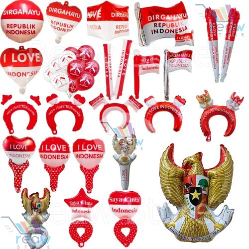 Jual Balon Foil Bendera Merah Putih Hiasan Dekorasi Kemerdekaan 17 ...