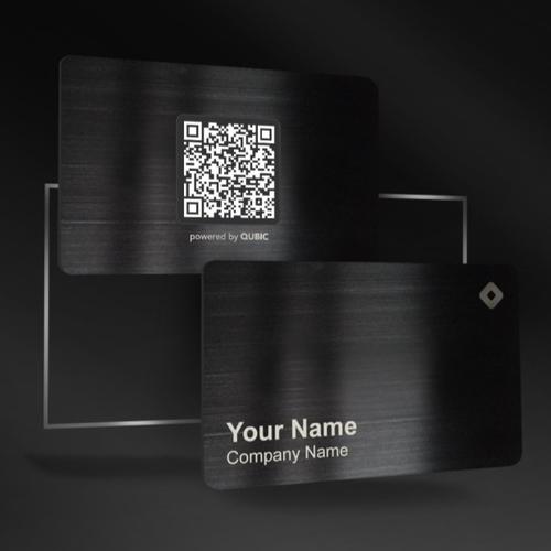 Jual Qubic Card NFC Smart Business Card Kartu Nama Pintar - Metal ...