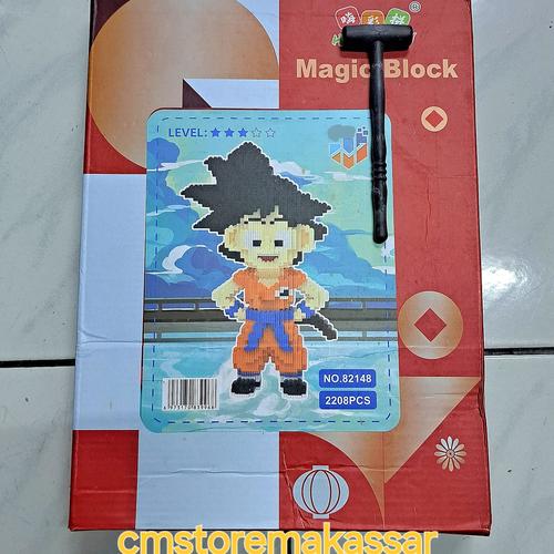Jual Mainan Balok Susun Anak Lego Ukuran Besar Dragon Ball Son Goku ...