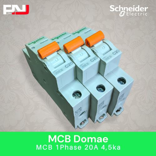 Jual MCB SCHNEIDER DOMAE 20A 1 PHASE - 20 AMPER - Jakarta Pusat - PNJL ...