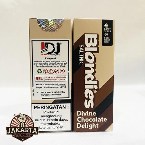 Jual [SALT] BLONDIES DIVINE CHOCOLATE DELIGHT SALTNIC 30ML 30MG BY IDJ ...