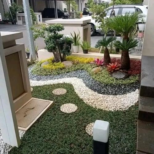 Jual Taman simple kombinasi batu coral tanaman hias bonsai - Jakarta ...