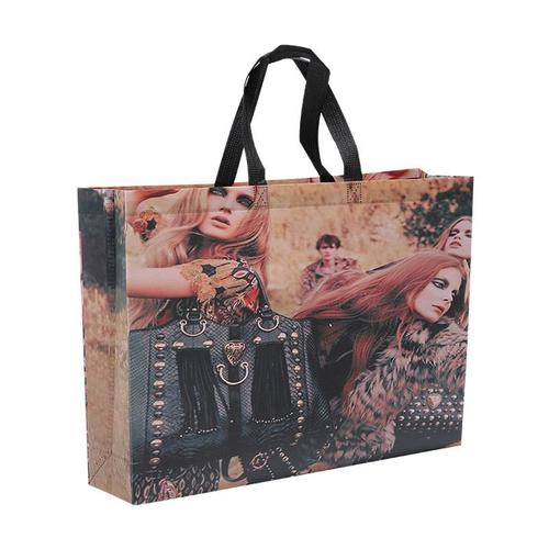 Promo Paper Bag Kain Motif M/L/XL/XXL kanvas kain go green Kantong ...