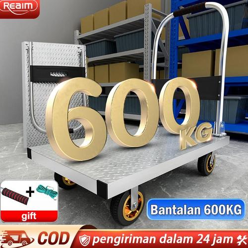 Jual NEW Troli Baja Kuat Tebal Tali Besi Ringan Lipat Troli Kecil ...