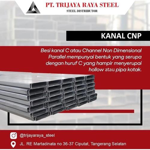 Jual Besi Kanal CNP 75 x 32 x 6 Meter Tebal 1.2MM - 2.0 MM - 1.2MM ...