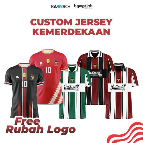 Promo Jersey Kemerdekaan HUT RI | Printing Jersey | Custom nama - JK05 ...