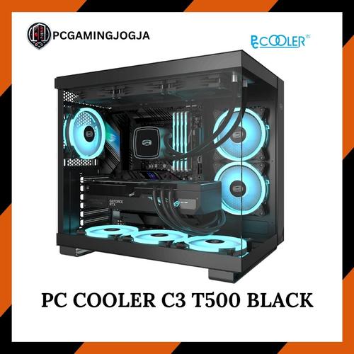 Jual CASING PANORAMIC PCCOOLER C3 T500 ATX TEMPERED GLASS INCLUDE 6 FAN ...