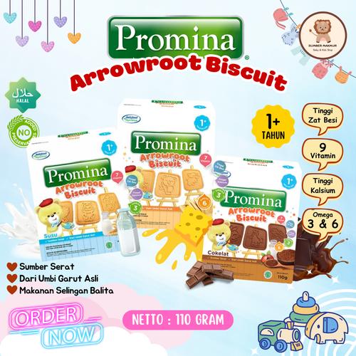 Jual Promina Arrowroot Biscuit 1+ Tahun Biskuit Anak Bayi Cemilan Snack ...