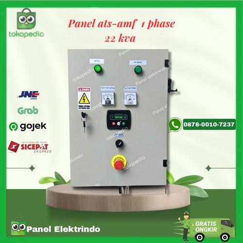 Jual Panel ATS - AMF 1 phase 22 KVA + MCB pembagi ke instalasi - Kab ...