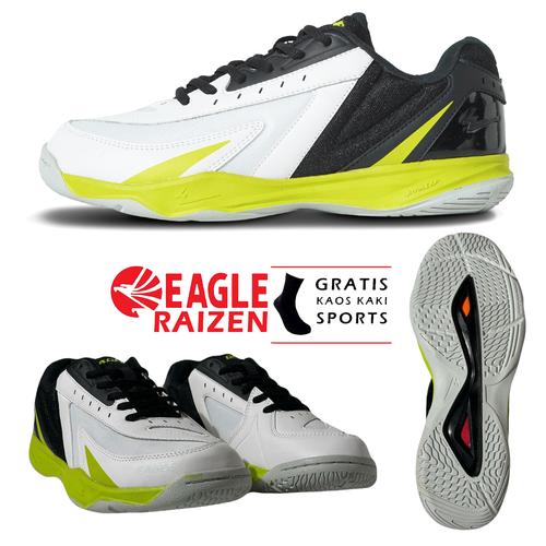 Jual Sepatu Badminton Eagle Raizen Original Sepatu Bulu Tangkis Eagle Raizen - Biru, 38 - Kab ...