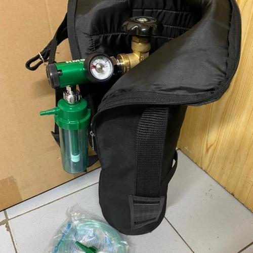 Jual Alat Pernafasan Tabung Oksigen Portable Travel 2 Liter Komplit Set - Jakarta Utara ...
