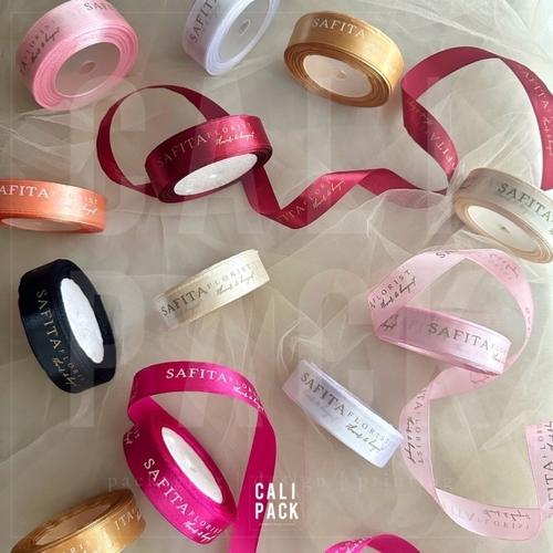 Jual Custom Pita Satin / Label Pita / Sablon Pita (Minimum 5 Roll ...