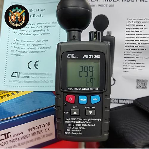 Promo Jual Lutron WBGT-208 - Heat Index & WBGT Meter - Ukur Suhu, Kelembaban & Radiasi - Jakarta ...