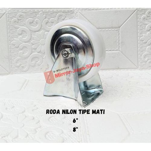 Jual Roda Nylon 6" 8" Roda Nilon 6 inci 8 inci Tipe MATI Roda Etalase ...