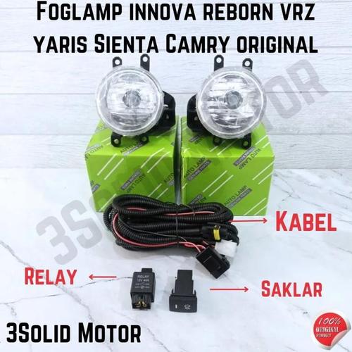 Jual FOGLAMP INNOVA REBORN FORTUNER VRZ YARIS SIENTA CAMRY ORIGINAL ...