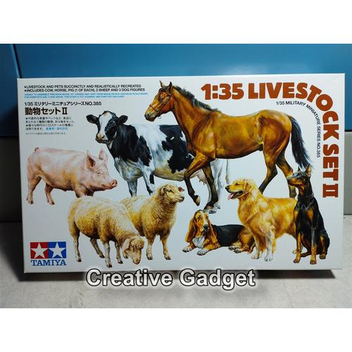 Promo New Livestock Set II - Cattle Animal - Model Kit Tamiya 1/35 - 1 ...