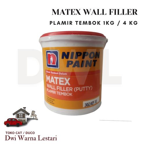Jual Matex Wall Filler Plamir Tembok (1kg/4kg) // NIPPON PAINT - 1kg ...