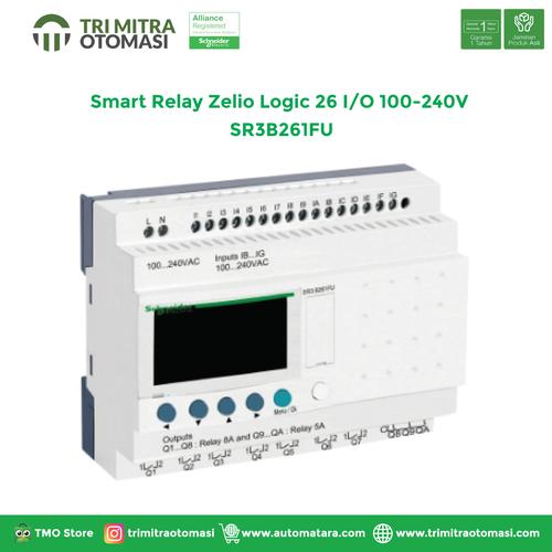 Promo Schneider Smart Relay Zelio Logic 26 I/O 100-240V - SR3B261FU ...