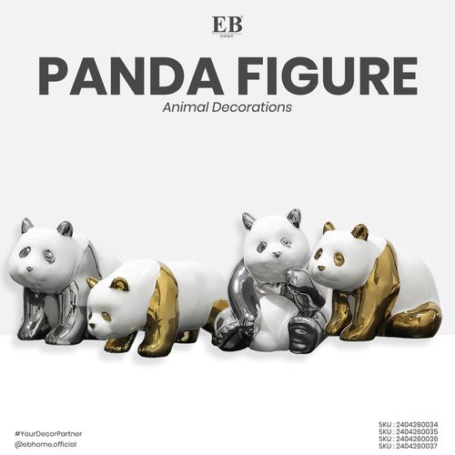 Jual Patung Panda Lucu Dekorasi Ruangan / Animal Figure EB Home 3413 ...