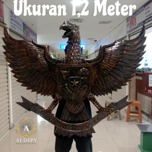 Jual Patung Burung Garuda Pancasila Kuningan Perunggu Ukuran 1,2 Meter ...