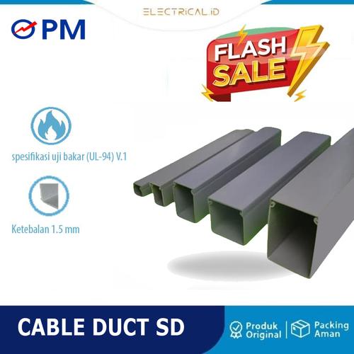 Jual KABEL DUCT/CABLE DUCT TUTUP ABU 25X25 PM - SD-0 - SD-1 - Kota ...