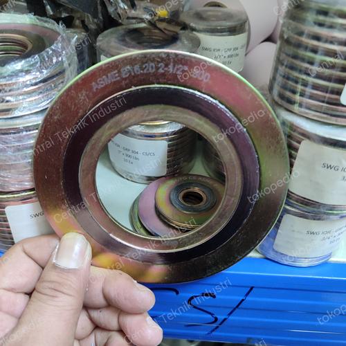 Jual Spiral Wound Gasket Ansi 300 SWG 21/2" inch Carbon Steel Dn 65 ...