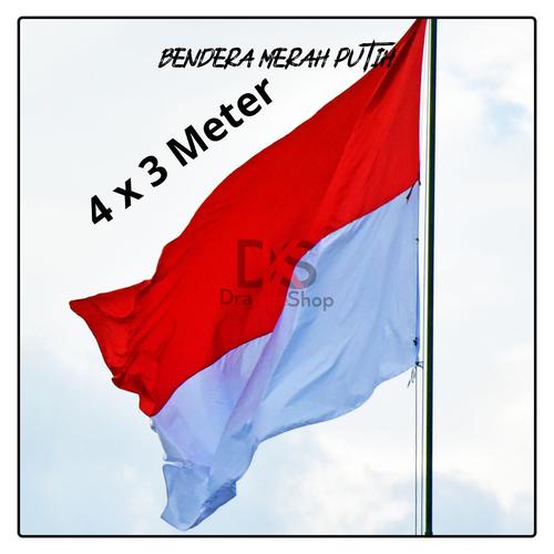 Jual Bendera MERAH PUTIH Ukuran 4x3 meter SUPER JUMBO - Kota Denpasar ...