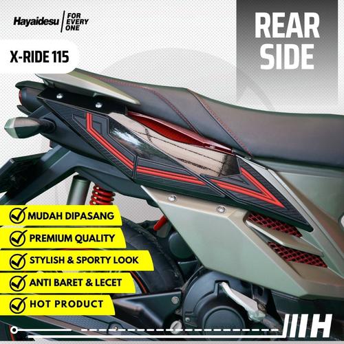 Promo Hayaidesu XRIDE 115 Body Protector Rear Side Cover - Biru - Kab ...