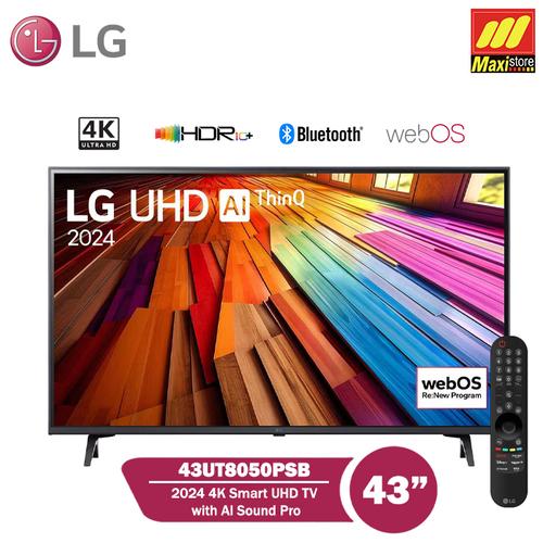 Jual LG 43UT8050 / 43UT8050PSB 2024 43 Inch 4K UHD Smart TV AI UT80 ...