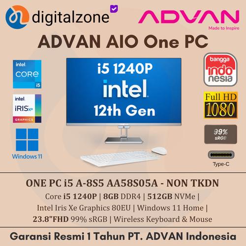 Jual ADVAN ONE PC i5 1240P 8/512 W11 ADVAN All in One PC i5 - Advan AIO ...