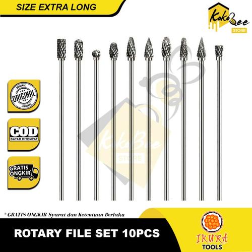 Jual IKURA TOOLS Mata Bor Tuner Extra Long Cuner Cune Set 10Pcs As 3MM ...