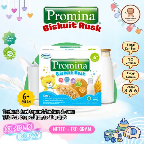 Jual Promina Biskuit Rusk Susu 6+ 130gr Biskuit Bayi Lumer di Mulut ...