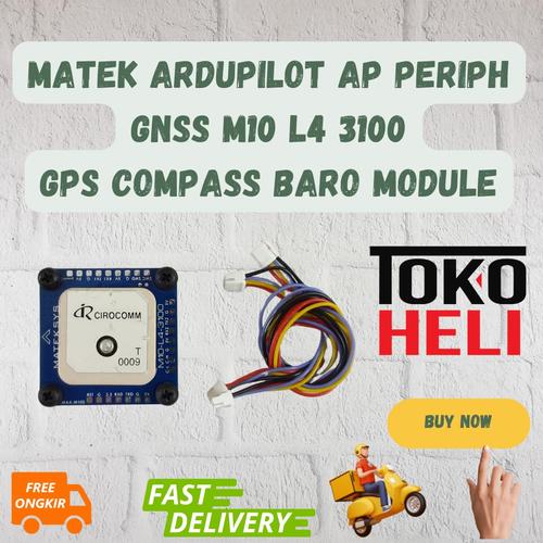 Jual Matek ArduPilot AP Periph GNSS M10 L4 3100 GPS Compass Baro Module - Jakarta Utara ...