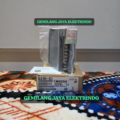 Jual PLC MITSUBISHI QX40-S1 INPUT UNIT 16 POINT 24VDC 6MA ORIGINAL MADE ...