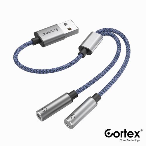 Jual Cortex MH297 Adapter DAC USB to dual female 2in1 Jack 3.5mm ...