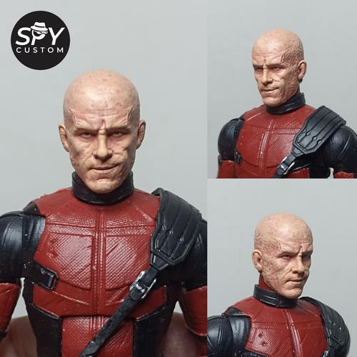 Jual Custom HS Wade Wilson Deadpool Unmasked Marvel Legends - Polos, 1/ ...
