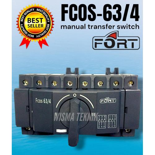 Jual COS Change Over Switch / OHM Saklar 4P 63A Sirco FORT FCOS-63/4 ...